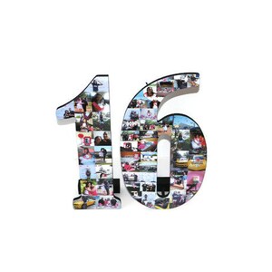 16 16th, Quinceanera 16th Birthday, Number Photo Collage, Sixteenth ...