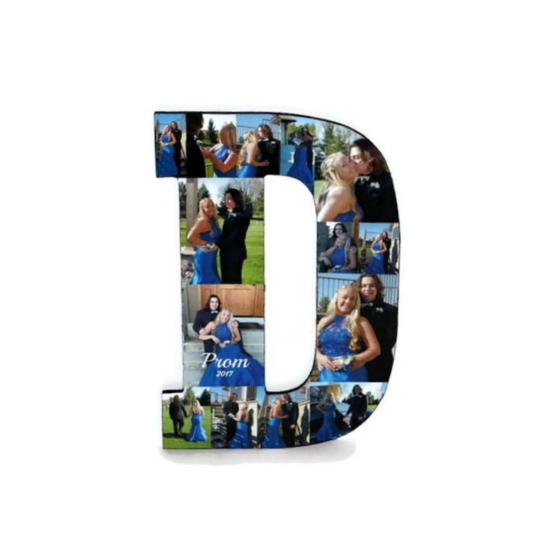 Photo Collage Gift | Letter Photo Collage | Photo Collage Letter ...