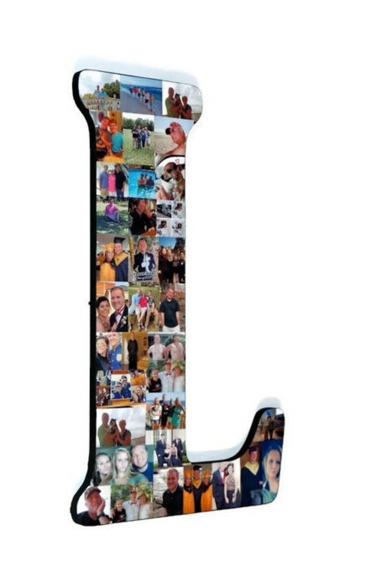 PHOTO COLLAGE LETTER Professional Photo Collage Anniversary - Etsy India