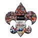 Saint Symbol Wood Cut Out With Photos Picture Collage Fleur-de-lis ...
