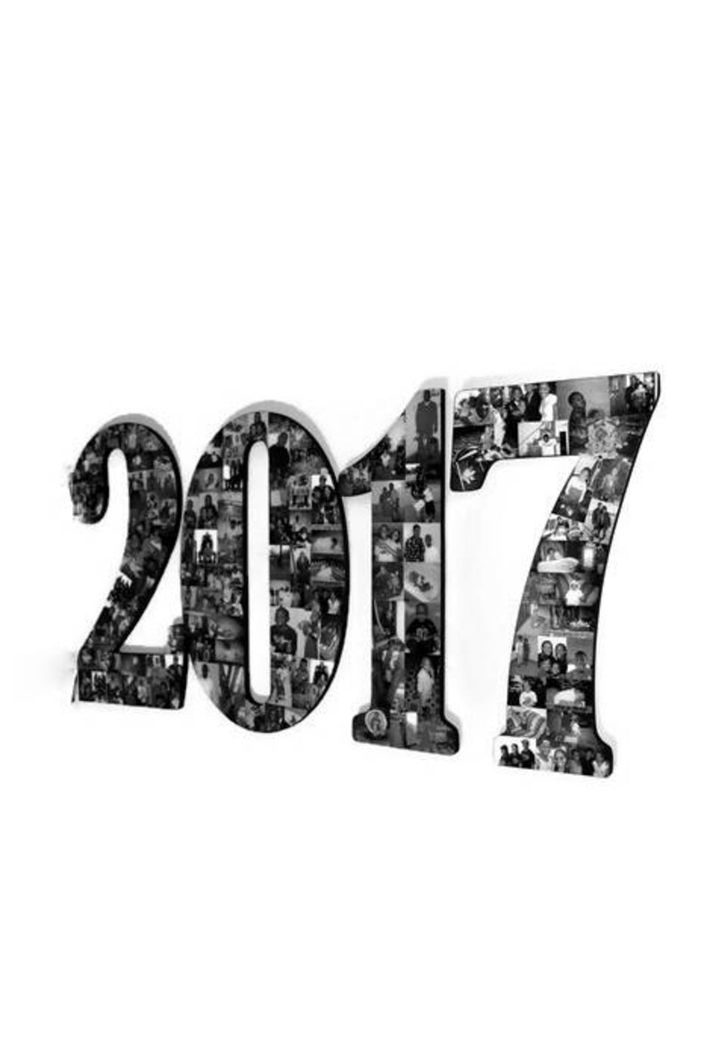 2019 Graduation 2019 2020 Wooden Number Photo Collage 18 | Etsy