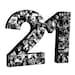 21st Birthday Anniversary Number 21 3D Photo Collage Two Digit - Etsy