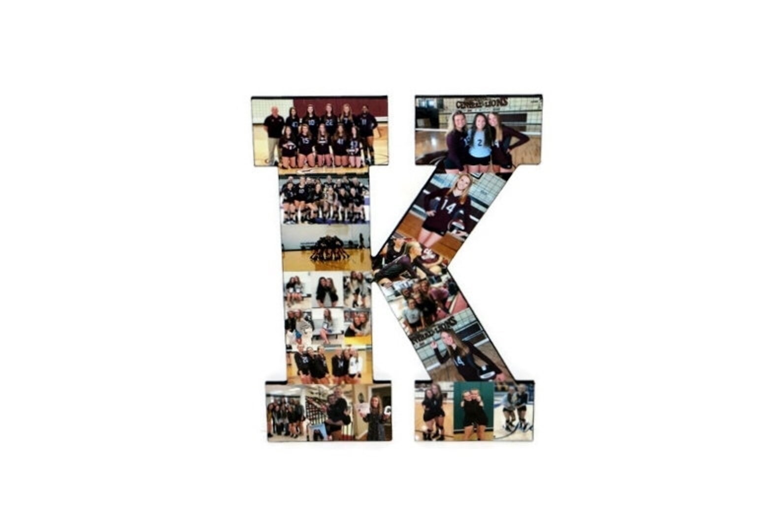 Photo Collage Letter M Photo Collage frame Photo Collage | Etsy