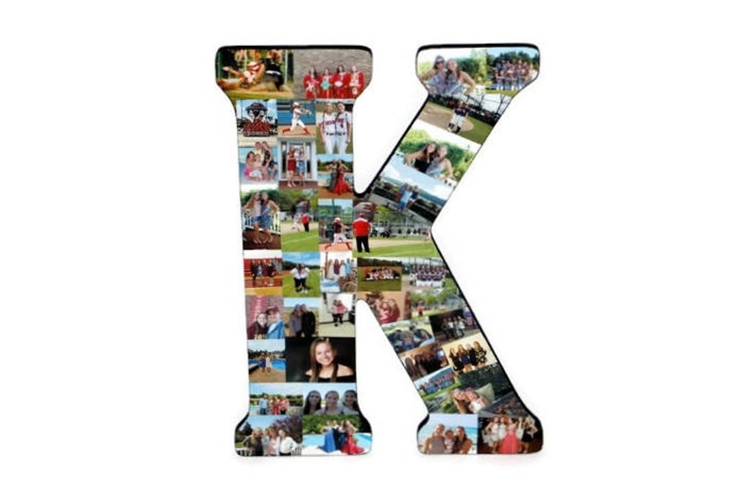 LETTER PHOTO Collage | Photo Collage Letter | Collage Letter | Letter K ...