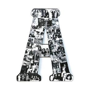 PHOTO LETTER COLLAGE | Letter With Photos | Initial Collage | Photo ...