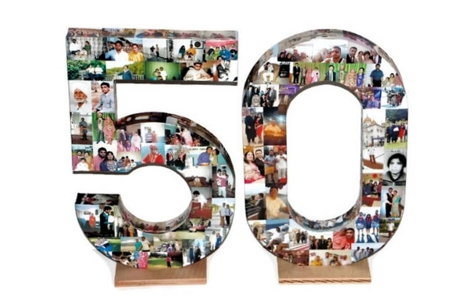 50th Birthday Number 50 Birthday Keepsake Fifty Fiftieth Birthday Party ...