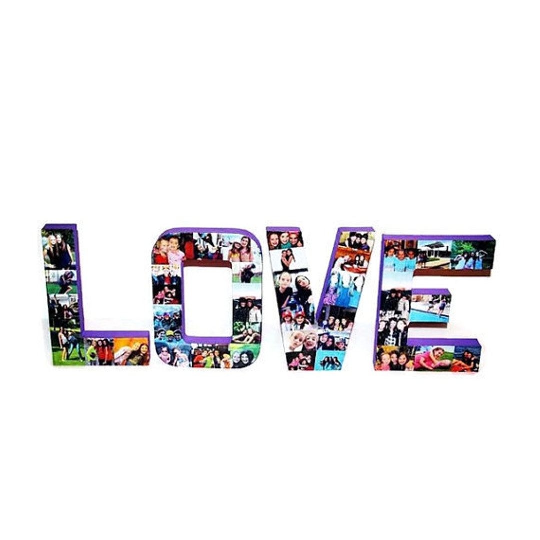 Love Letter Photo Collage Valentine's Day Gift Girlfriend Gift ...