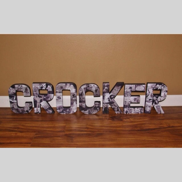 Custom photo letters your choice of word and how many 3D Hand | Etsy