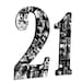 21st Birthday Photo Number Collage Number 21 Picture Frame College ...