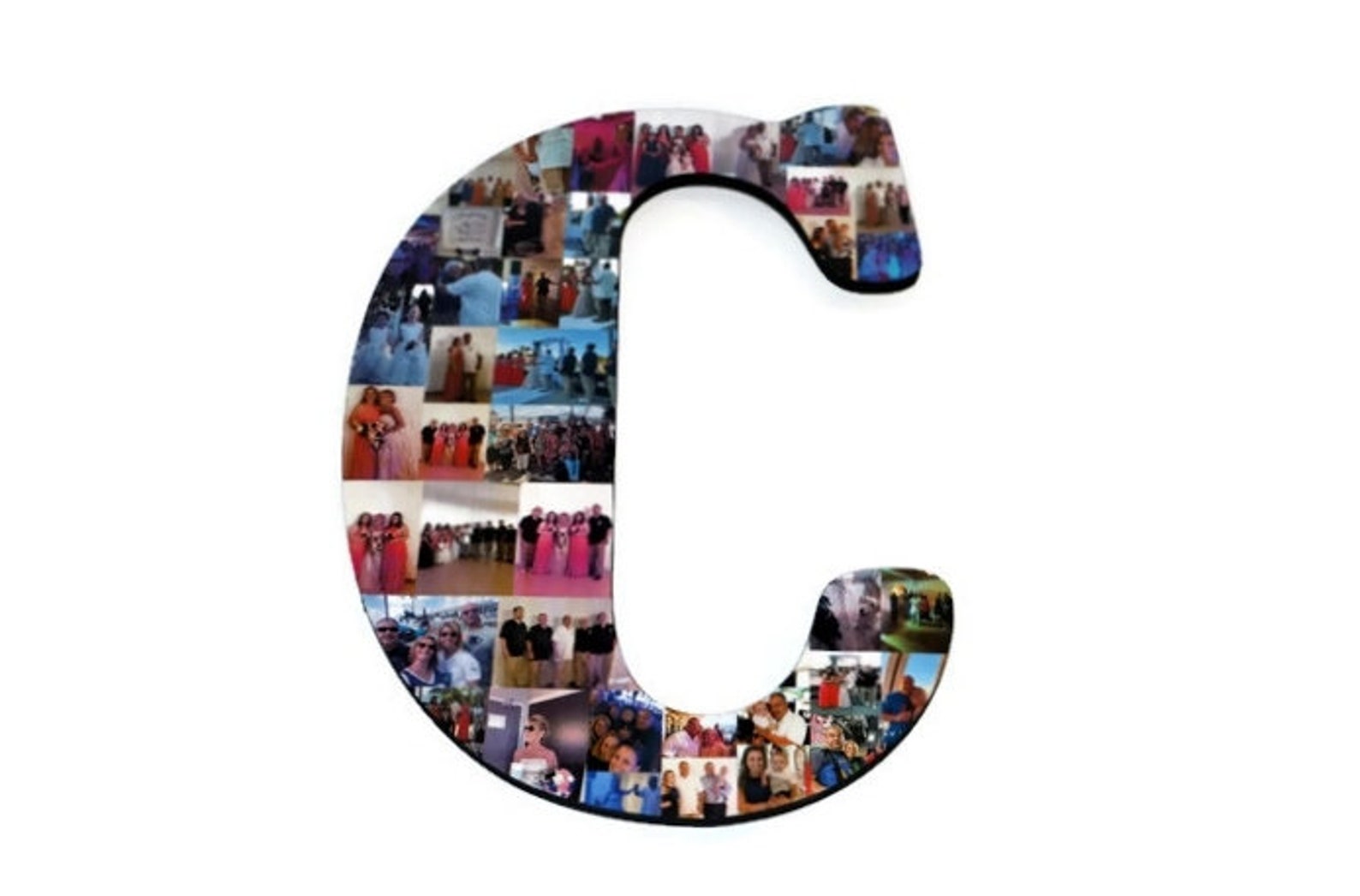 LETTER T or LETTER J Graduation Photo Centerpiece Graduation | Etsy