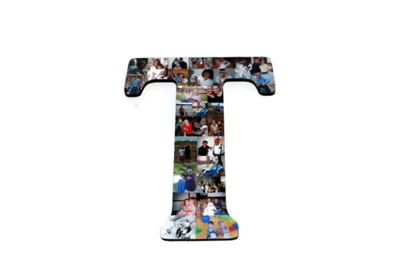 LETTER T or LETTER J Graduation Photo Centerpiece Graduation | Etsy