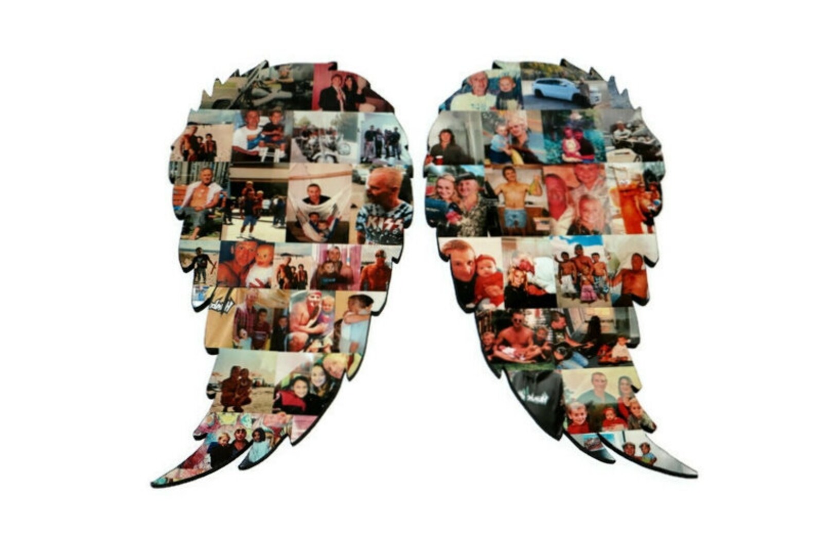 Angel Wings Angel Wing Photo Collage Angel Wing Wall Decor - Etsy