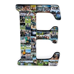 Letter Photo Collage Letter College HUGE 18" Anniversary Engagement ...