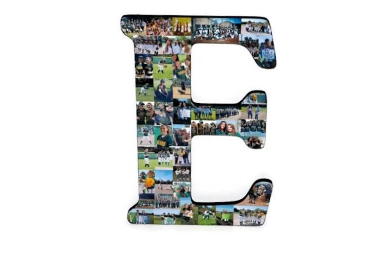 Letter Photo Collage Letter College HUGE 18 Anniversary - Etsy