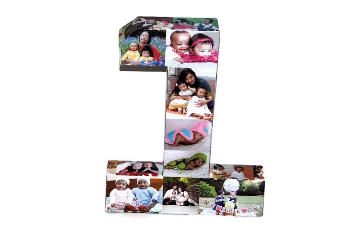 Baby's First Birthday Number 1 One 1st Wedding Anniversary - Etsy
