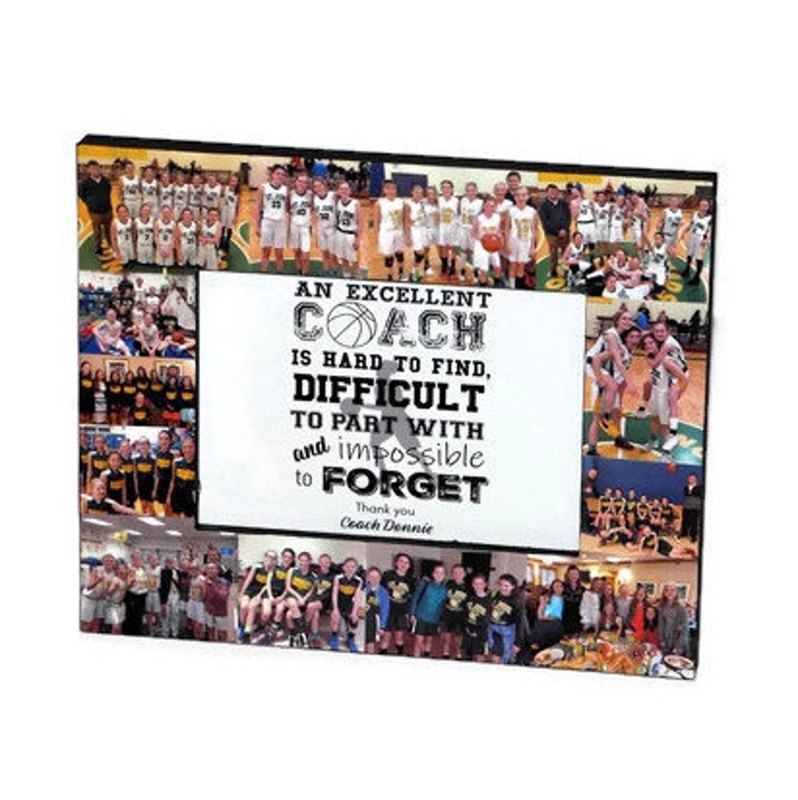 Basketball Coach Frame Basketball Coach Thank You Gift an Excellent ...