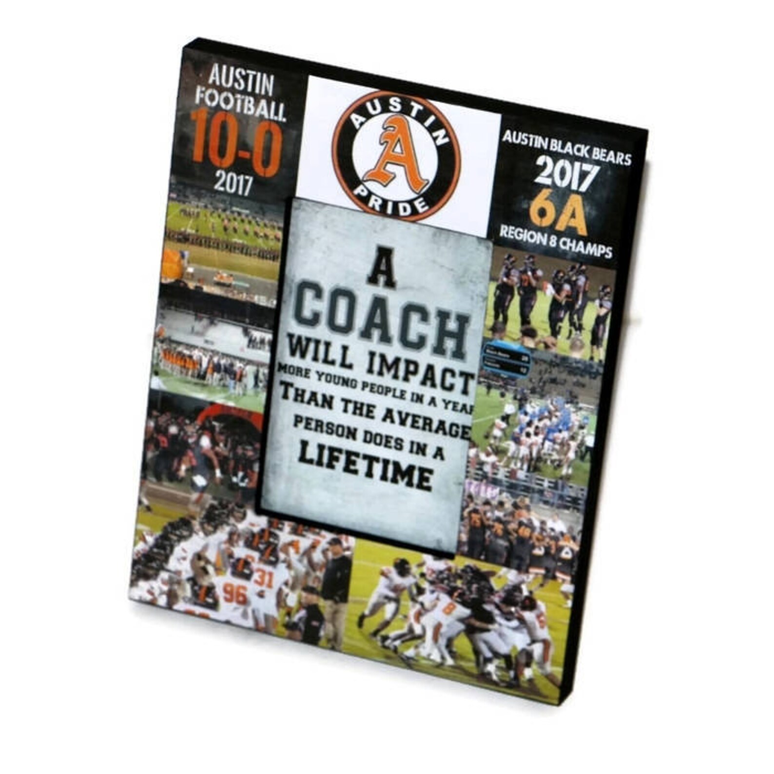 Thank You Gift for Coach, Football Coach, Frame, Basketball Coach ...