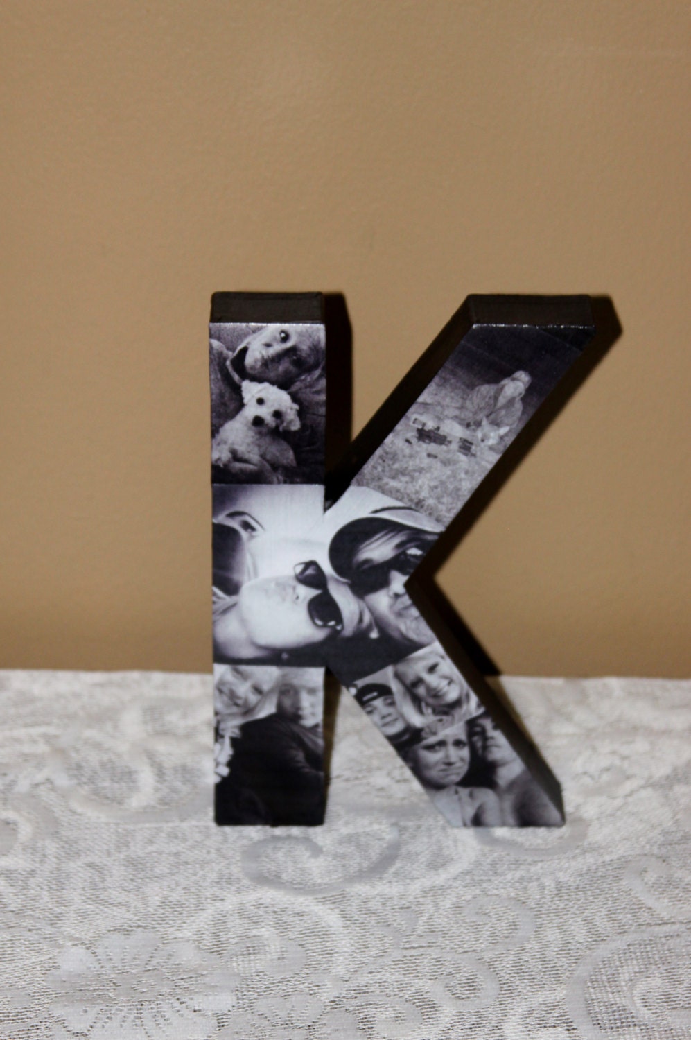 Custom photo letters your choice of word and how many 3D Hand | Etsy