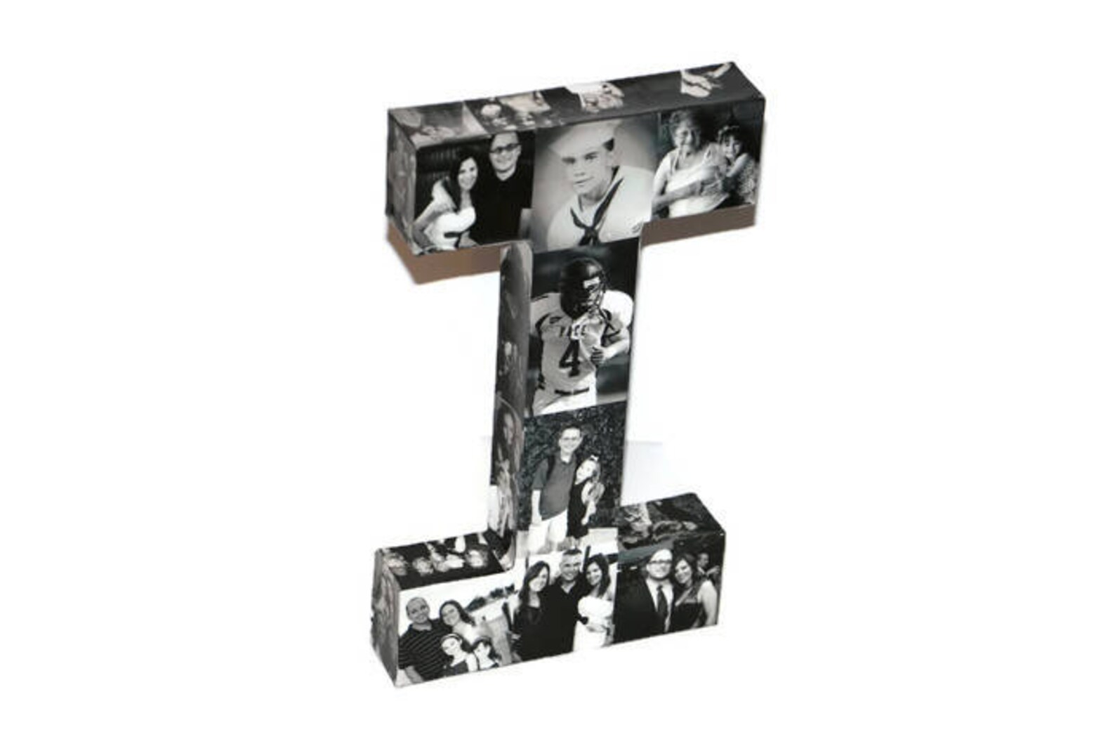 Letter Photo Collage, Free Standing Letter, 3D Letter, Picture Collage ...