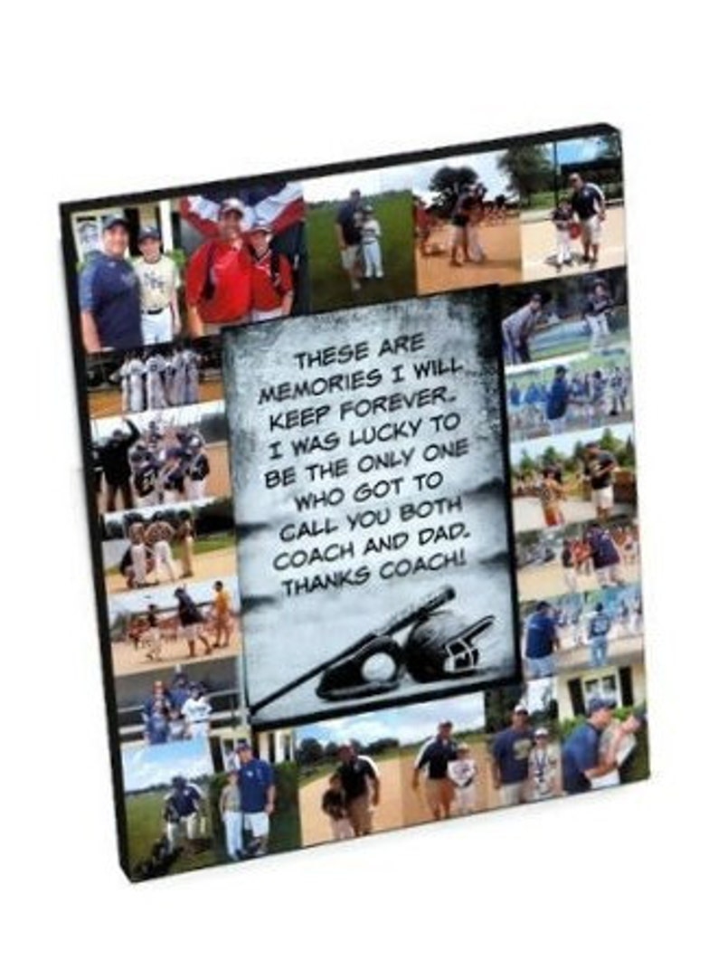 Coach Dad Gift Dad Picture Frame Thank You Dad Dad and | Etsy