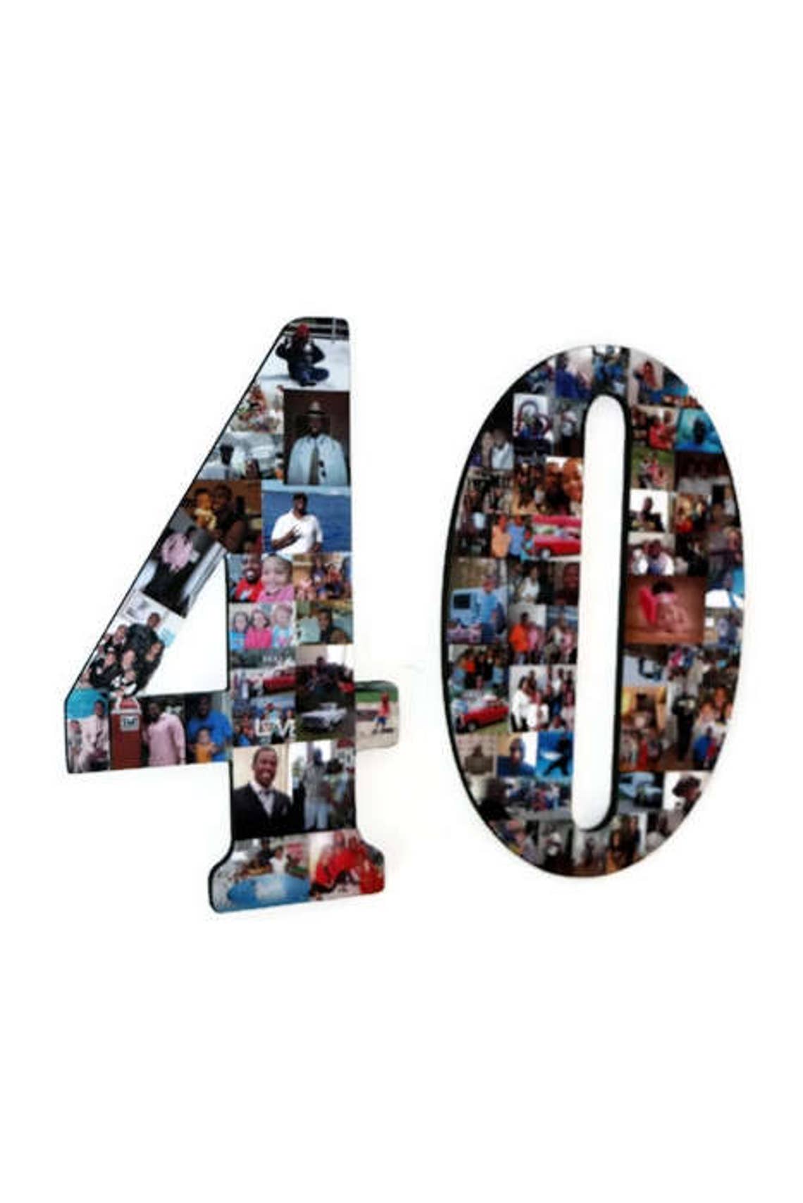 Forty Number 40 40th Birthday 40th Anniversary Number Photo | Etsy