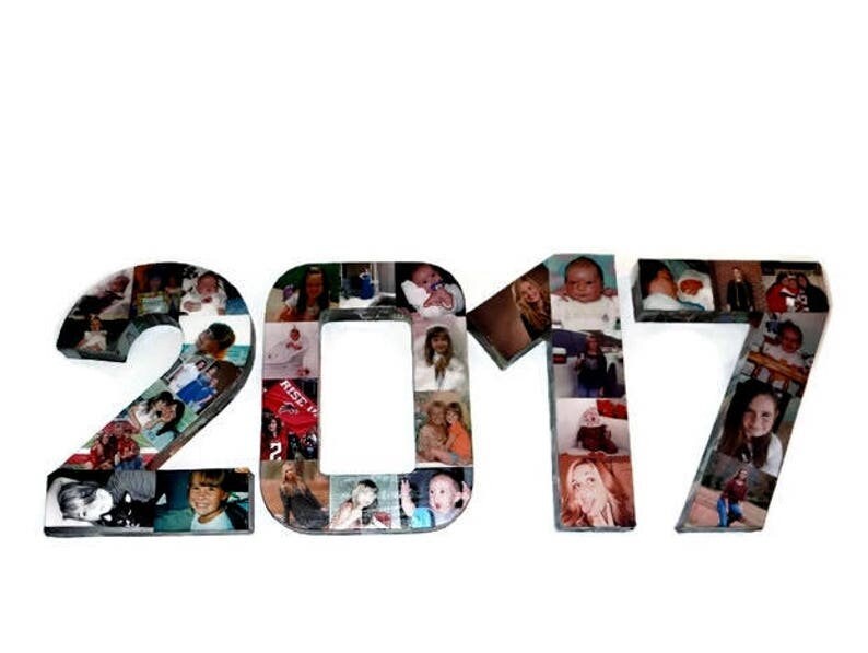 2022 2023 Graduation Photo Collage Number Picture Number Collage Grad ...