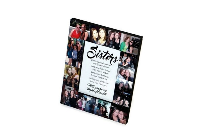 Sisters Frame Will You Be My Maid of Honor Frame - Etsy