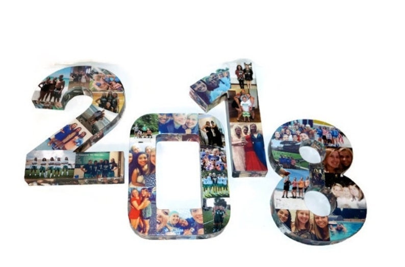 2022 2023 Graduation Photo Collage Number Picture Number | Etsy