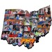 OHIO Ohio State Photo Collage on Wood Wooden State Cut Out Collage Gift ...