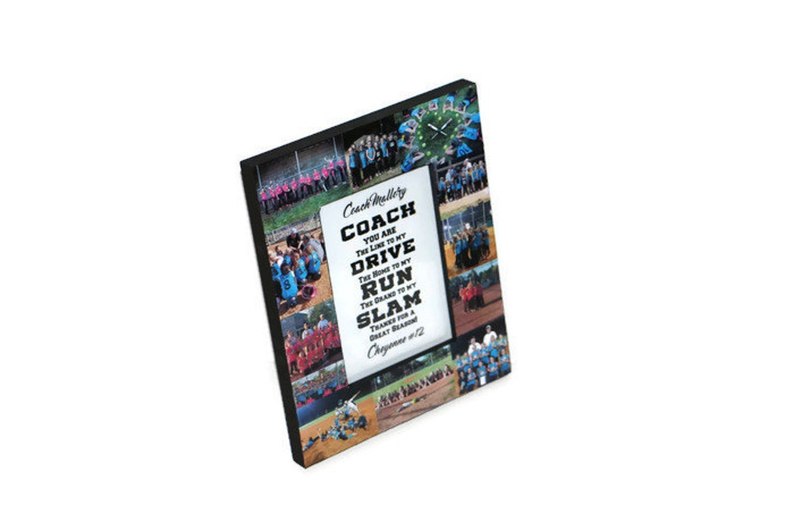 Coach Gift Photo Frame Collage Coaches Gift Soccer Coach | Etsy