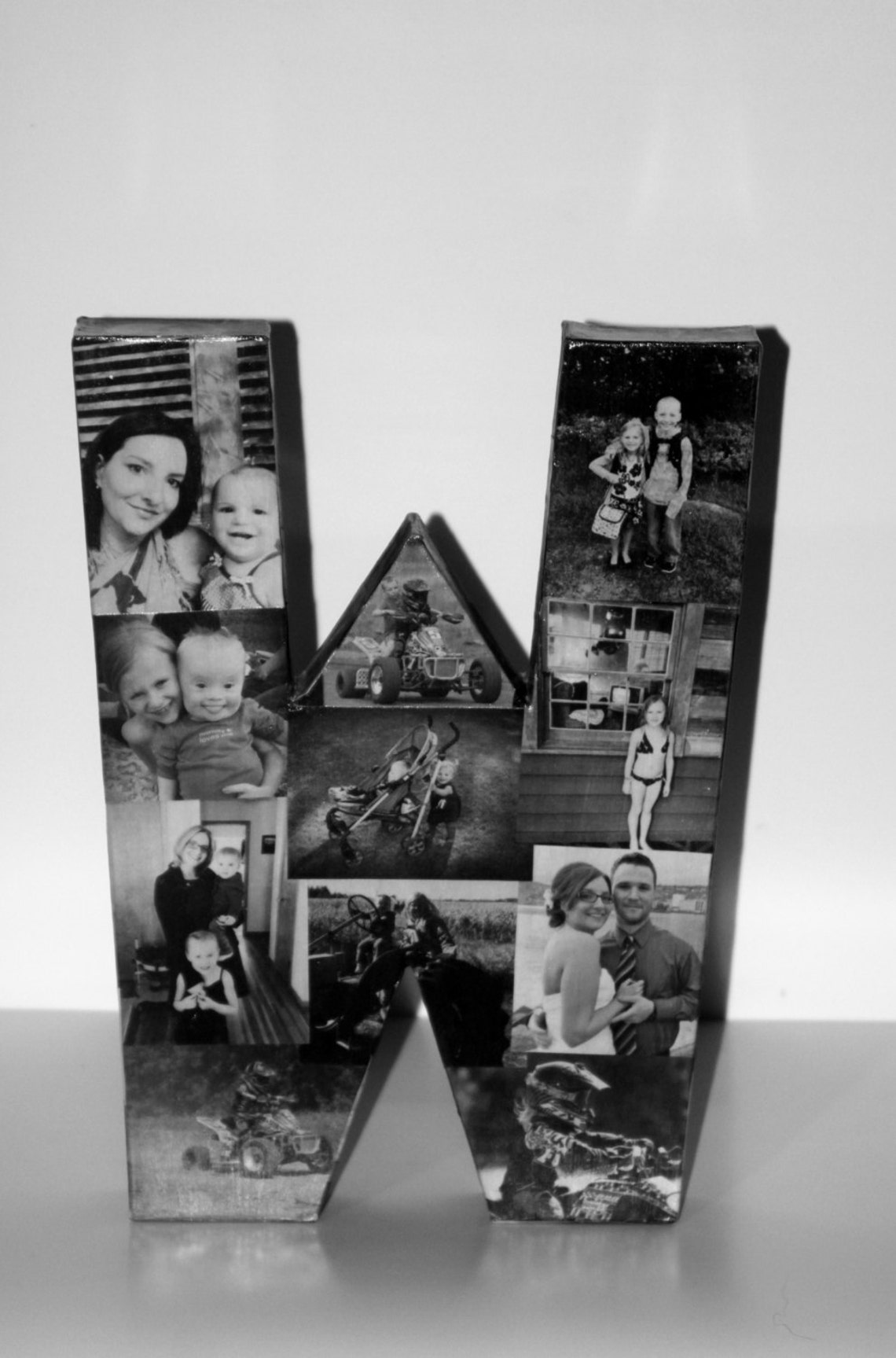 Custom Photo Collage Letter Girlfriend Gift Children's | Etsy