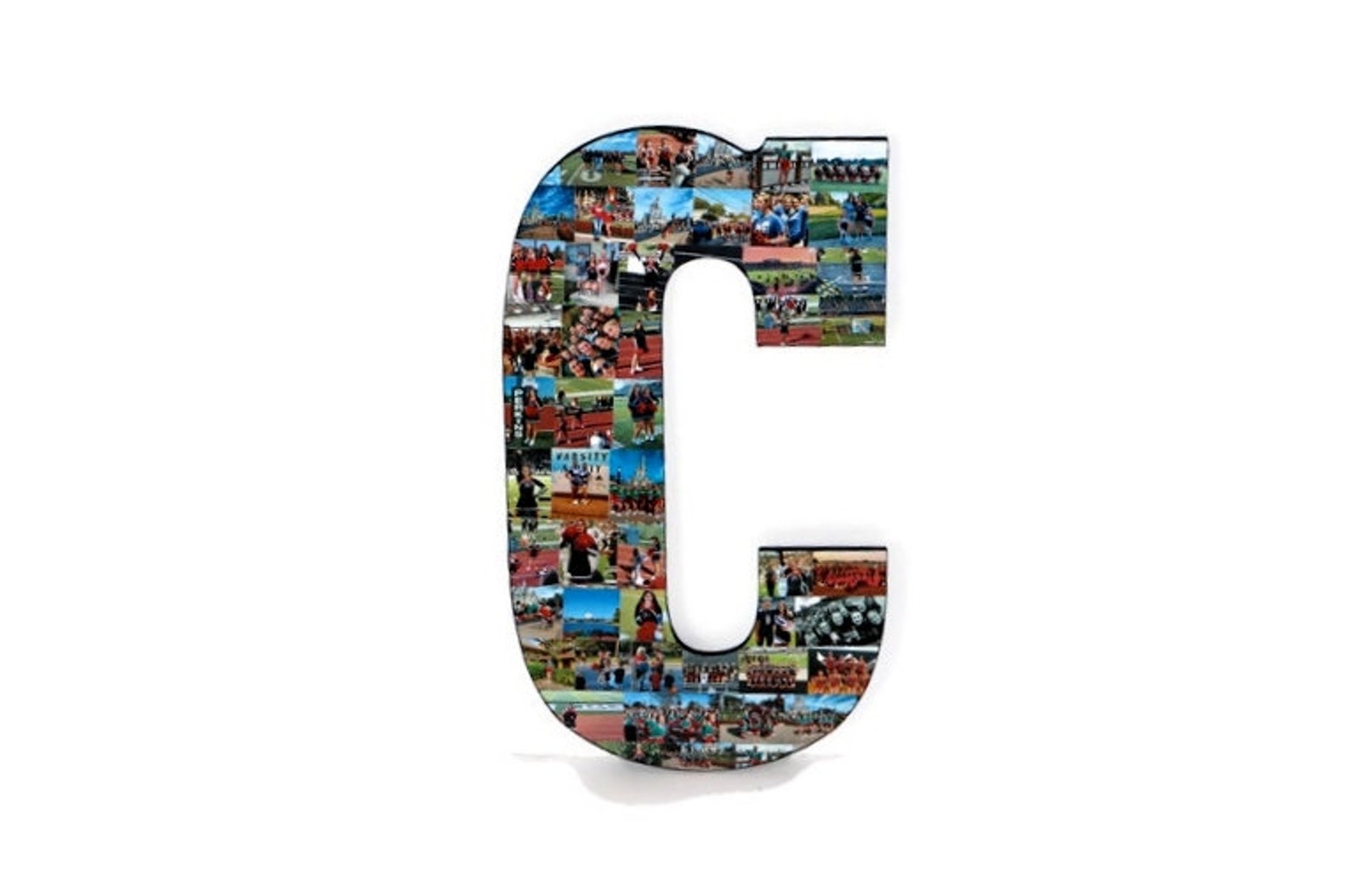 Photo Collage Letter M Photo Collage frame Photo Collage | Etsy