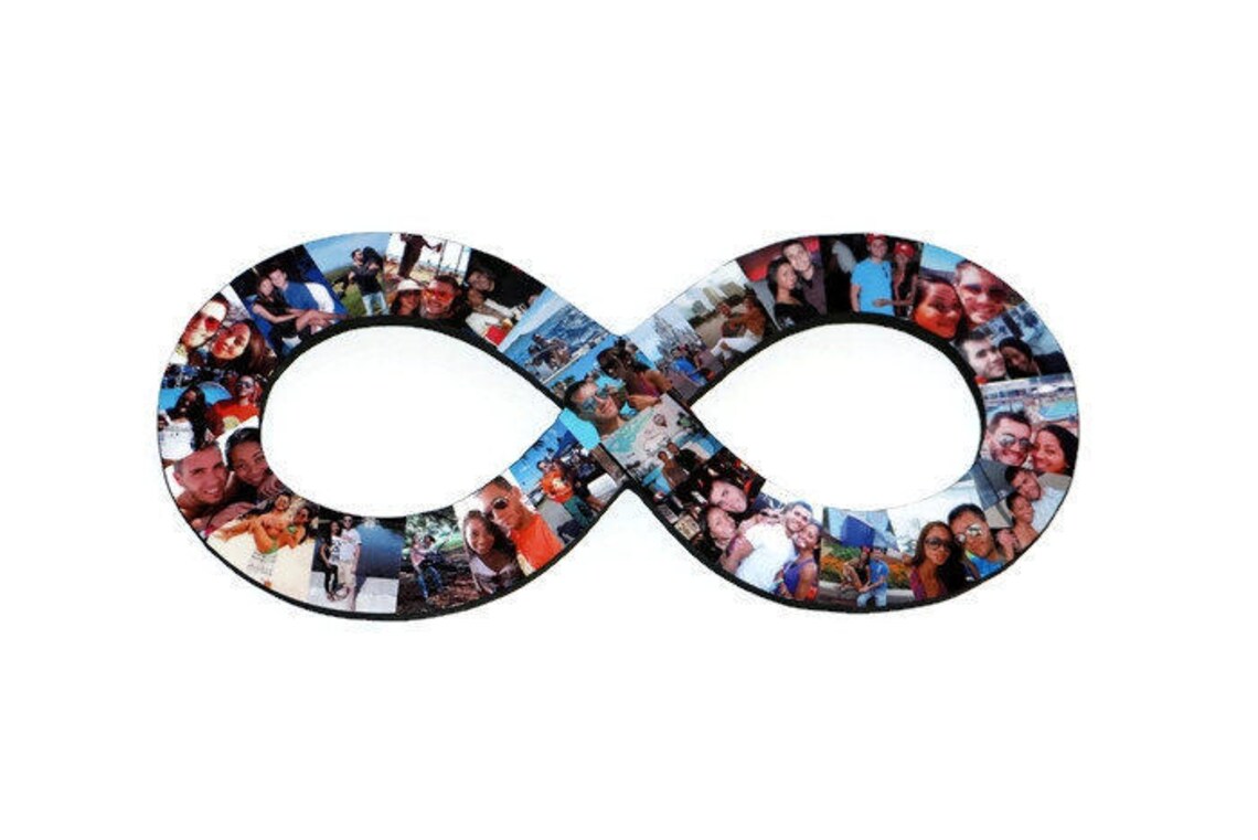 INFINITY Photo Collage Infinity With Photos Infinity | Etsy