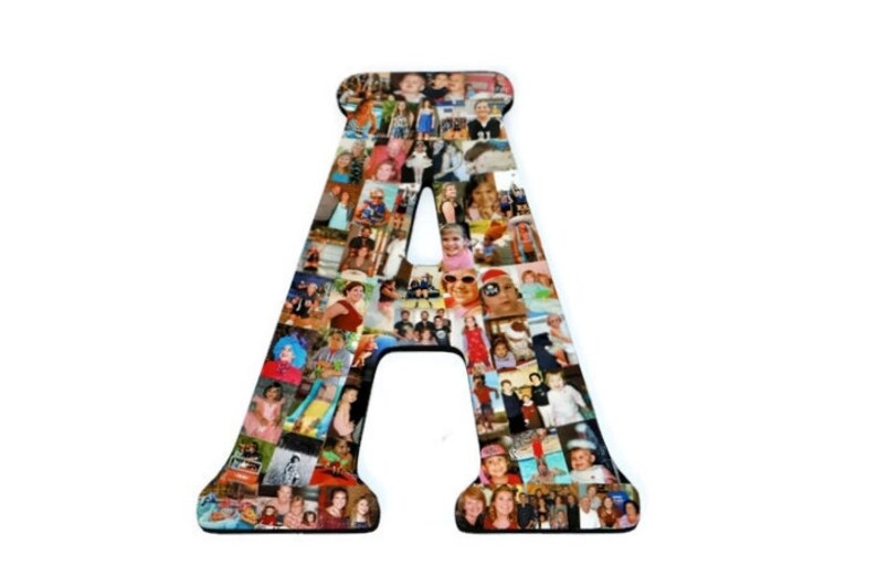 LETTER T or LETTER J Graduation Photo Centerpiece Graduation | Etsy