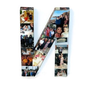 Letter Photo Collage Wedding Engagement Bridal Pet Personalized Custom ...