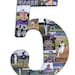 Number 8 8th Photo Collage Huge 18" Number Picture Collage Birthday ...