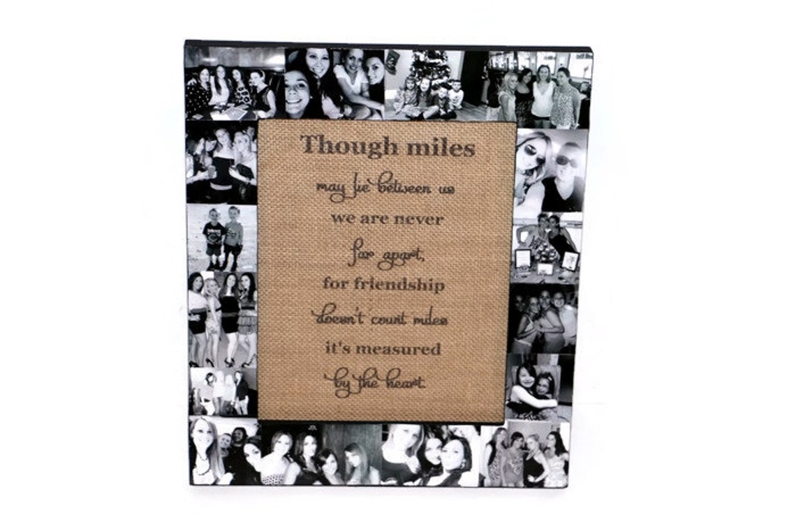 Personalized Photo Collage Frame Custom Quote Unique Maid of | Etsy