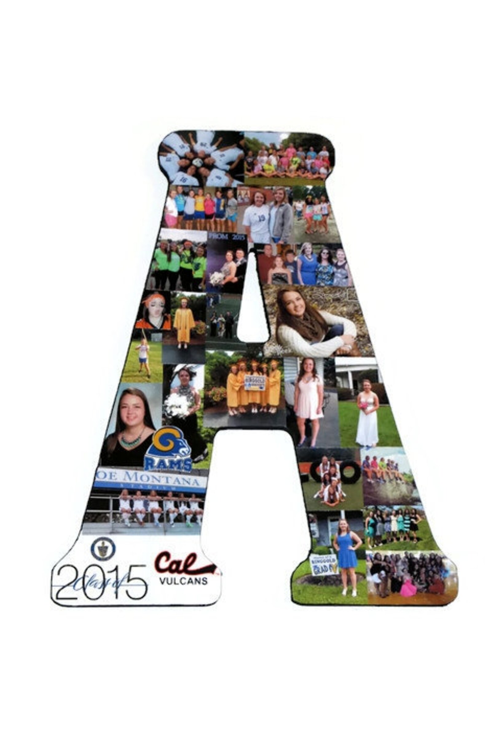 Letter Photo Collage Letter College HUGE 18 Anniversary - Etsy