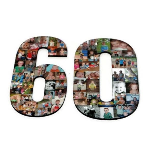60th Birthday Collage - Etsy