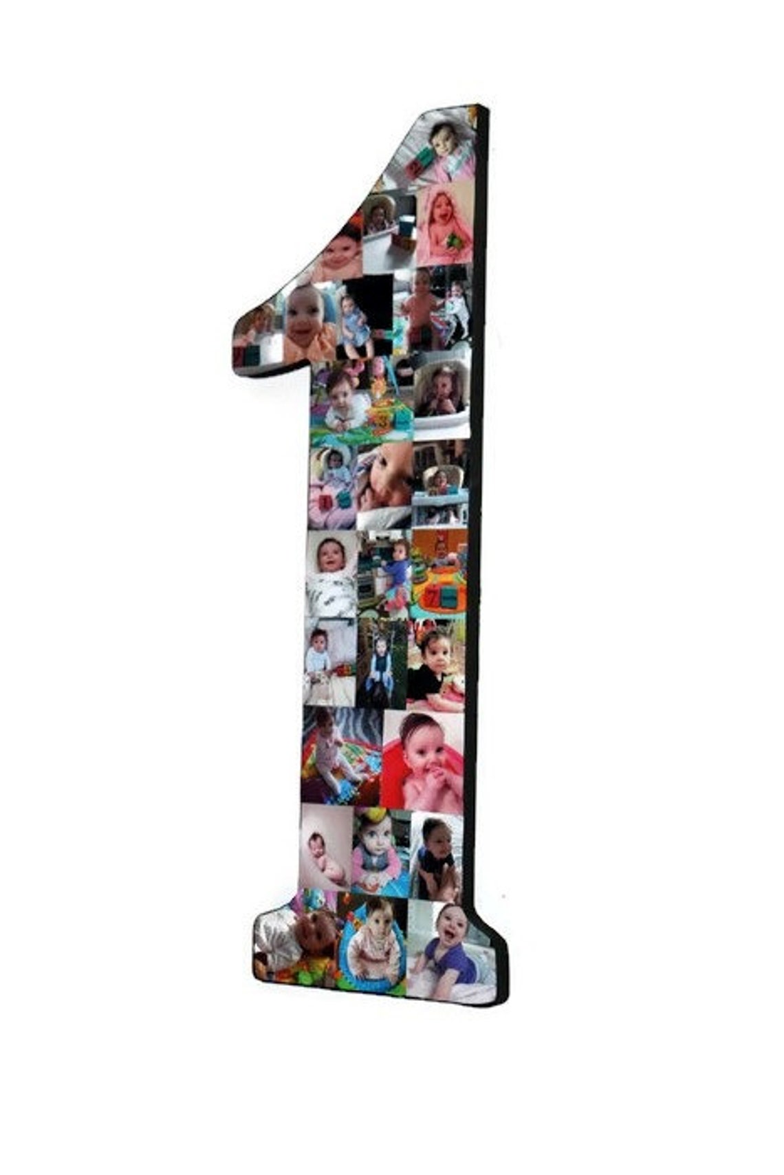 Number One 1 Baby's 1st First Birthday With Photos Number | Etsy