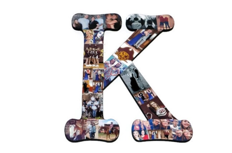 Letter With Pictures Graduation Photo Display Senior - Etsy