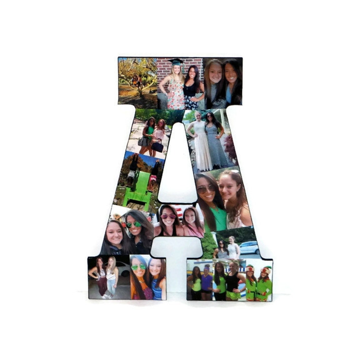 Best Friend Photo Frame Letter Collage Initial Senior Night Girlfriend ...