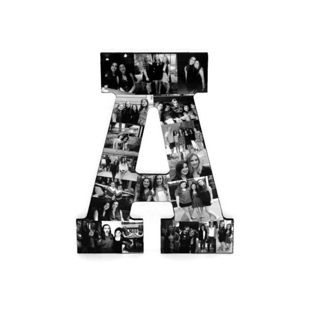 Letter A | Photo Collage Gift | Letter Photo Collage | Photo Collage ...