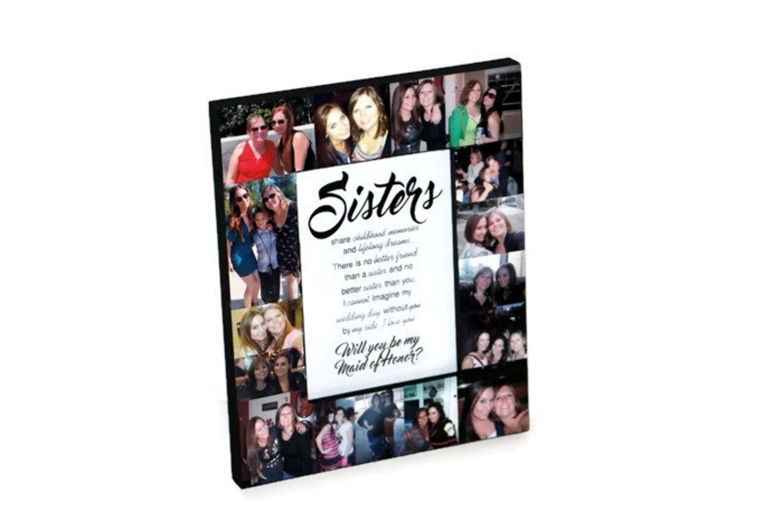 Sisters Frame Will You Be My Maid of Honor Frame - Etsy