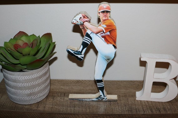 Baseball Wood Cutout With Photo Baseball Trophy Sports Photo | Etsy