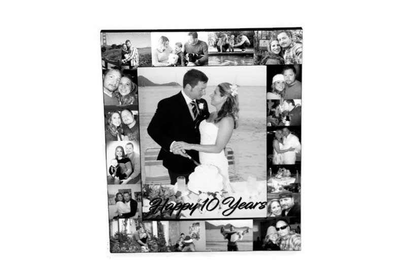 10 Year 10 Yr Anniversary Frame Anniversary Frame Picture - Etsy