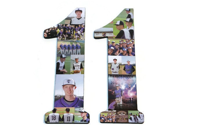 18 Number Photo Collage Huge 18 Double Digit Birthday | Etsy
