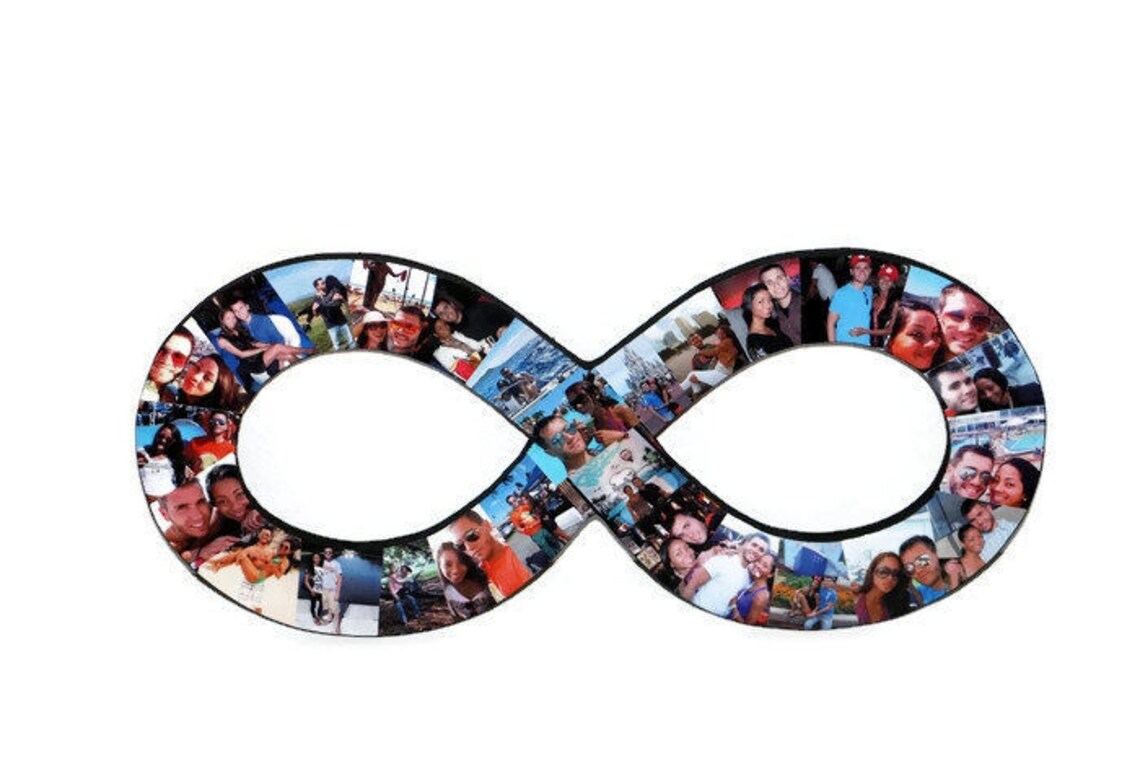 INFINITY Photo Collage Infinity With Photos Infinity - Etsy