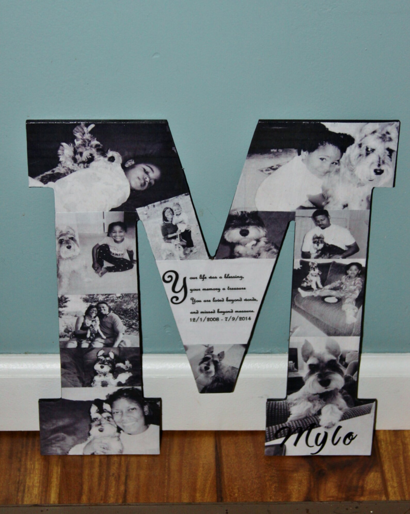 Wedding Birthday Wooden Photo Letter Picture Letter Custom | Etsy