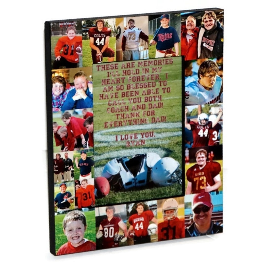 Coach Dad Gift \ Dad Picture Frame \ Thank You Dad \ Dad and Coach ...